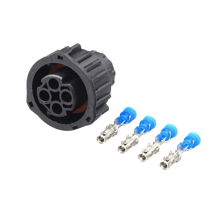 4 Pin Twist Lock Rear DIN Connector Kit 1-967325-1 Odometer / Rear Tai