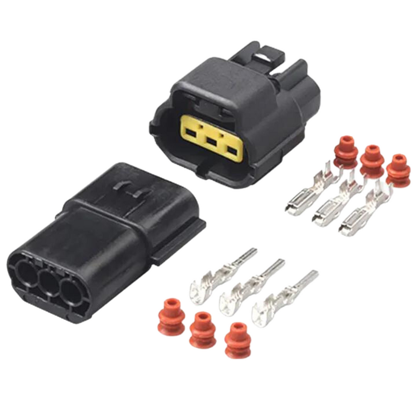 3 Pin Set of Male & Female Connectors, Pins & Seals for Denso 174359-2