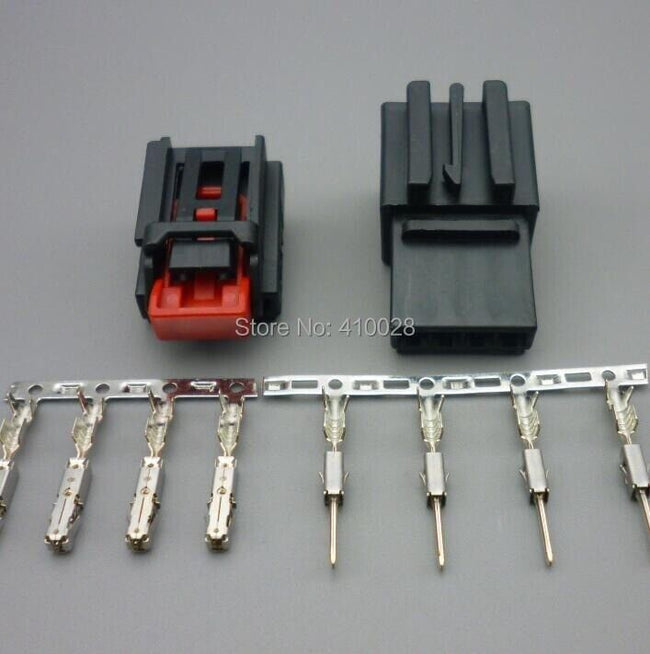 4 Pin Male Female Tail Light Repair Plug Connector Fits VW Audi Skoda