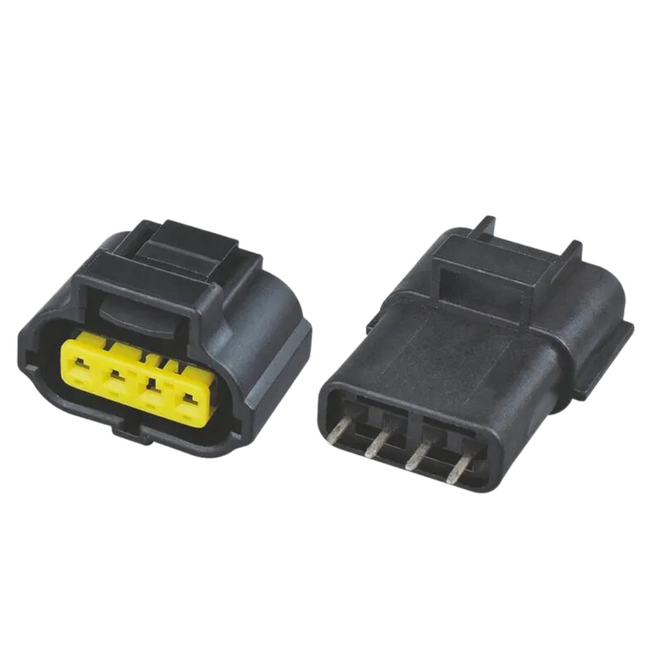 4 Pin Male & Female Connector Plug Set, Pins & Seals for Toyota AMP Ty