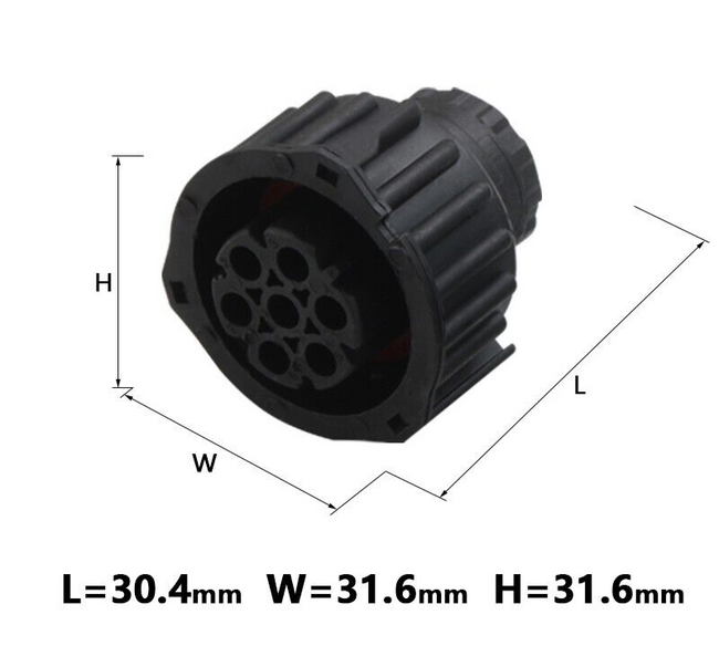 7 Pin Twist Lock Connector Rear Tail Light for MAN DAF TIPPER LUTON 96