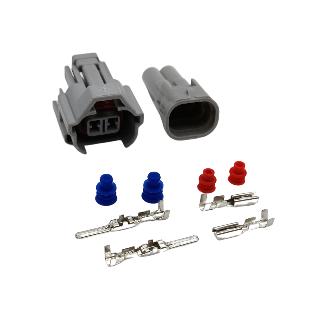 For Sumitomo Nippon Denso Fuel Injector Connector 2 Pin Male And Femal ...