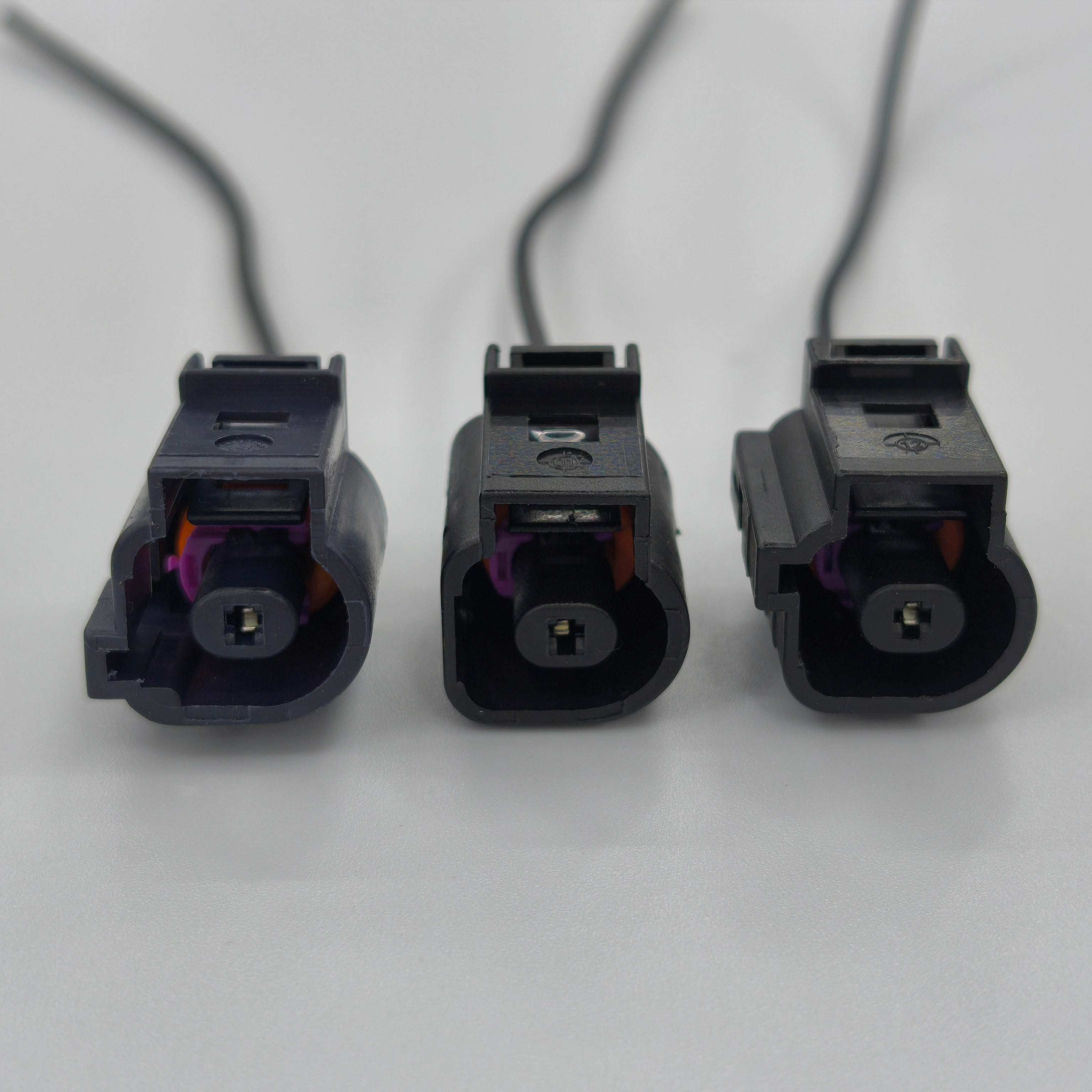 3pcs 1 Pin Oil Pressure Sensor Connectors Horn 1J0973081 1J0973701 1J0