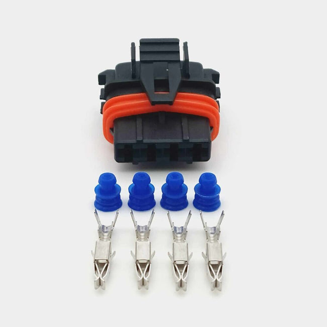 4 Pin Connector JPT Series Male 4-Way Connector with Flap 368162-1