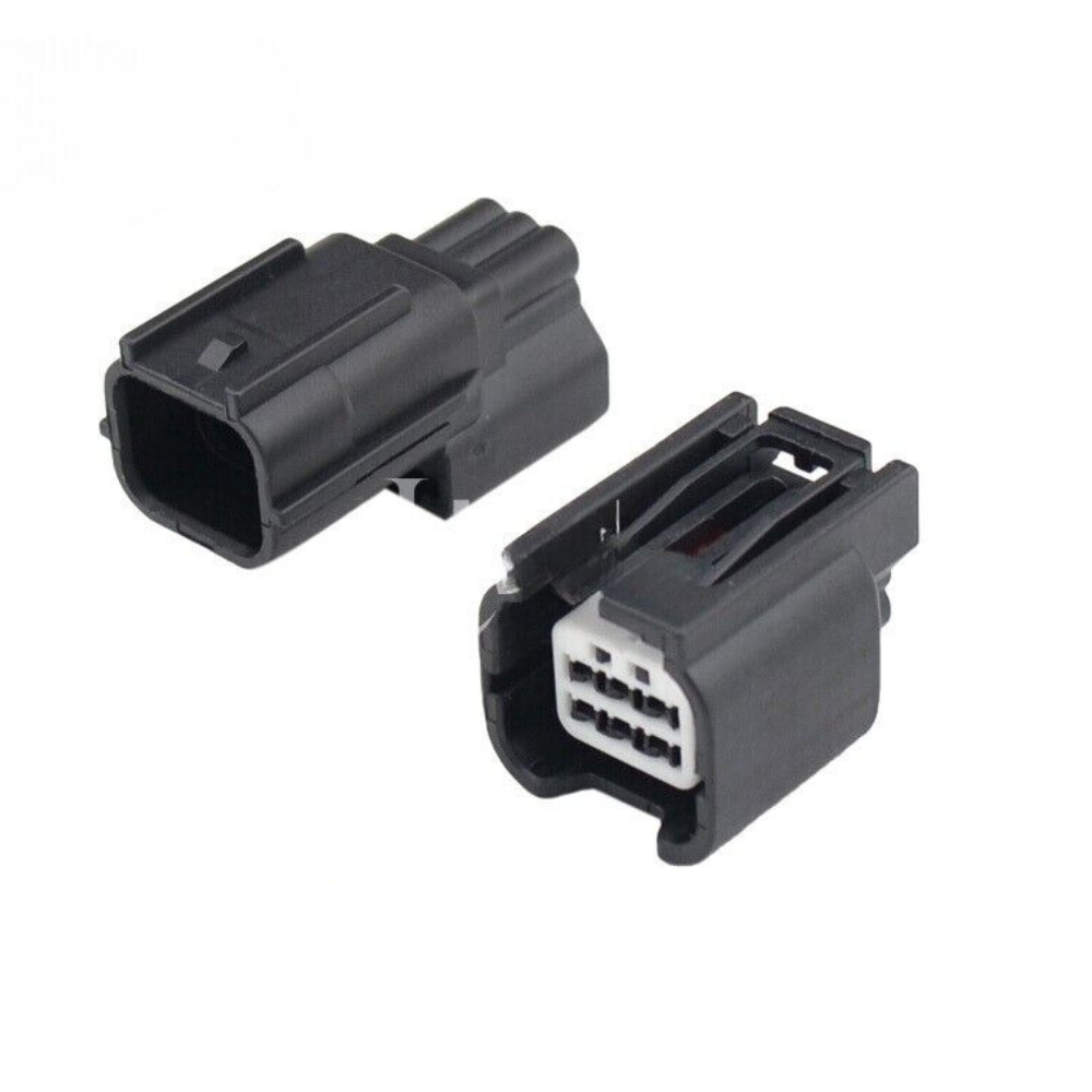 6 Pin Male Female Plug Connector Reversing Radar For Yazaki Honda Niss ...