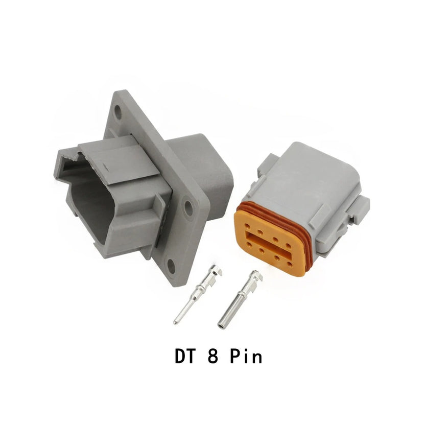 Deutsch DT Panel Flange Mount Male & Female Connector Sets 2/3/4/6/8/1