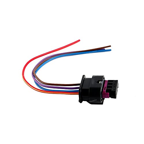 4F0973704 Female Pressure Senssor/MAF Sensor Connector 4 Pin For VW Au