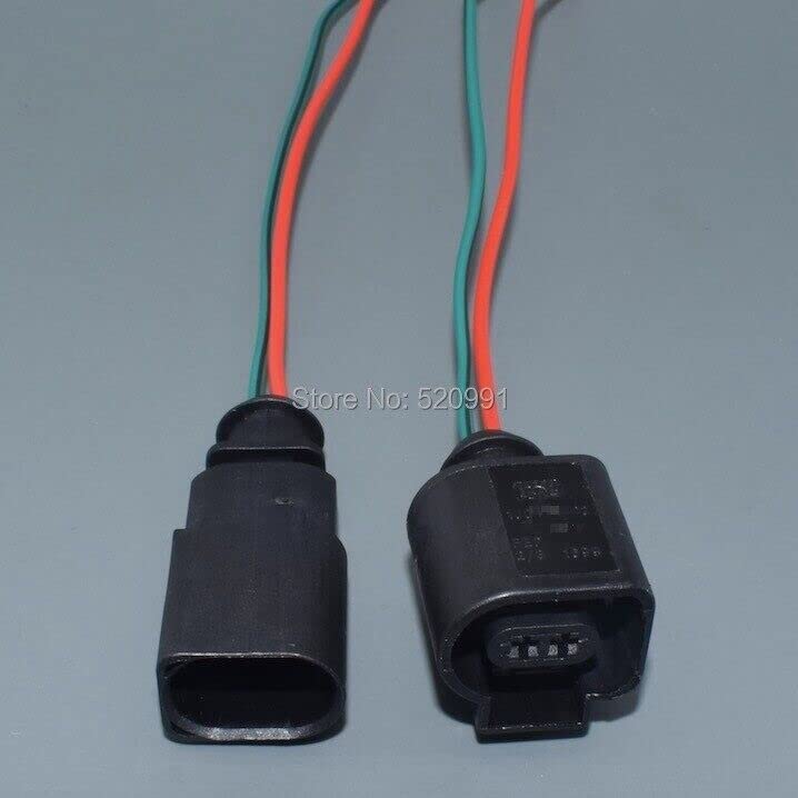 FOR VW AUDI VAG 2 Pin Male & Female Prewired Connector Sensor Plug Kit