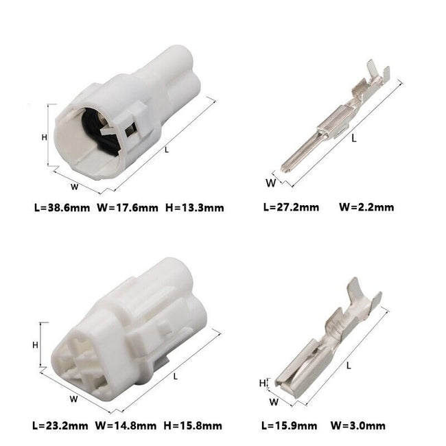 3 Pin MT090 Motorcycle Connector Kit 6187-3231 6180-3241 For Yamaha Su